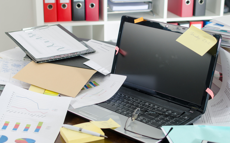 A Cluttered Office Could Hurt Worker Productivity: Tips for Tidying Up
